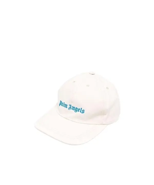 Palm Angels Embroidered Logo Baseball Cap - White