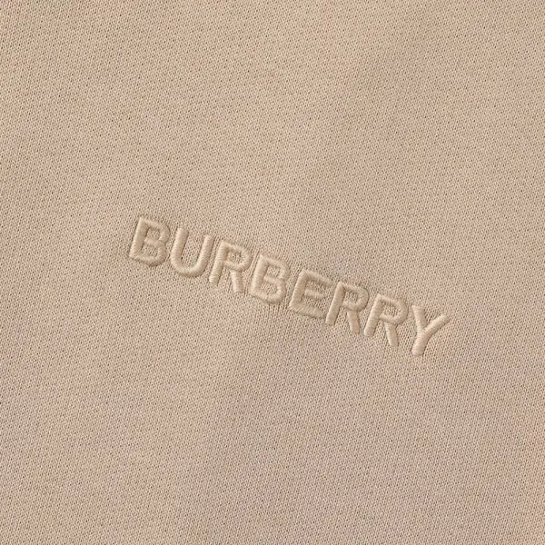 Burberry Cotton Blend Zip Hoodie With Drawstring Hood - No
