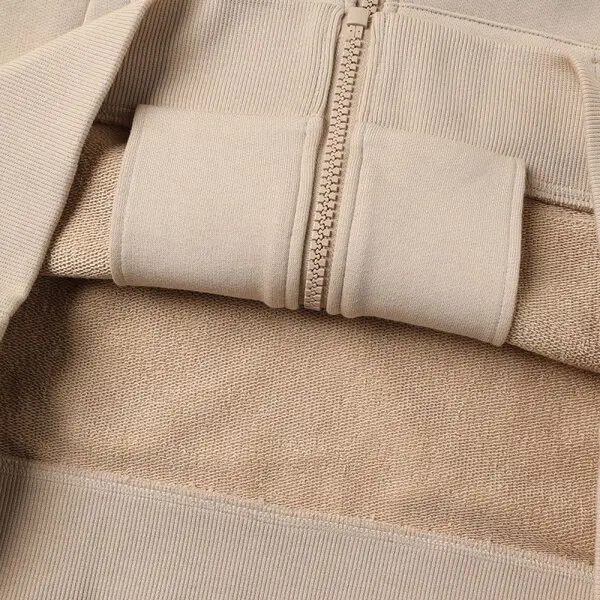 Burberry Cotton Blend Zip Hoodie With Drawstring Hood - No