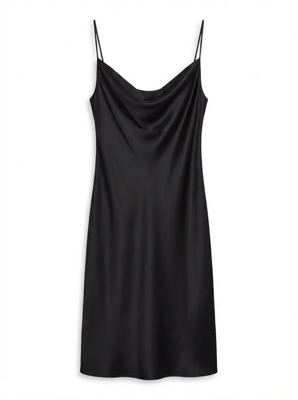 Saint Laurent Spaghetti Strap Dress - Black