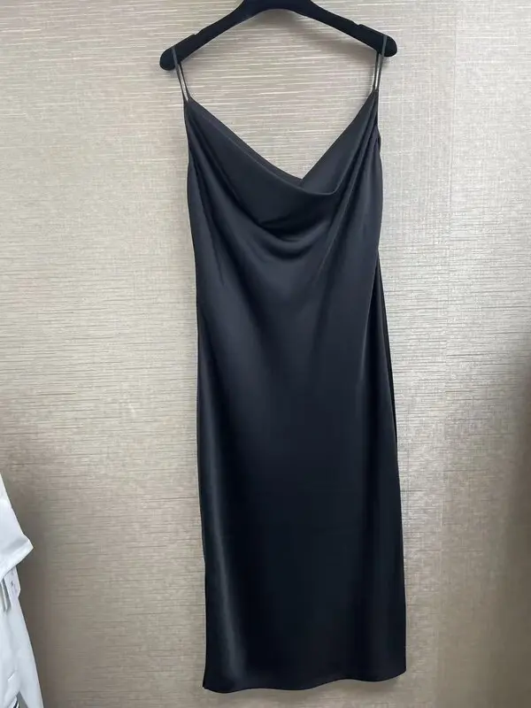 Saint Laurent Spaghetti Strap Dress