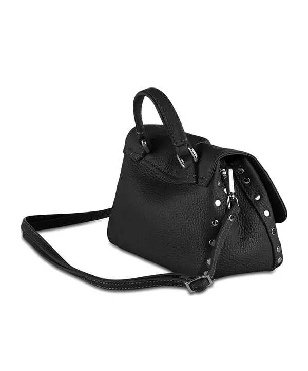 ZANELLATO Rivet-decorated Shoulder Bag