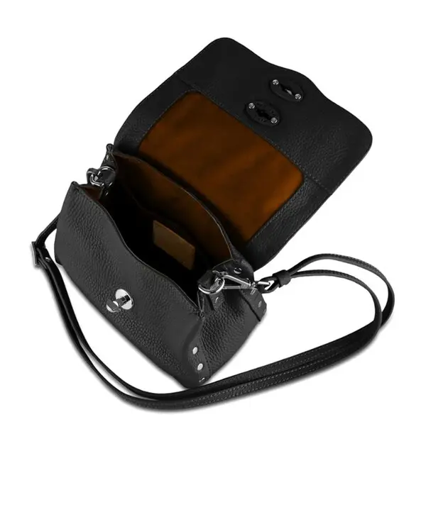 ZANELLATO Rivet-decorated Shoulder Bag