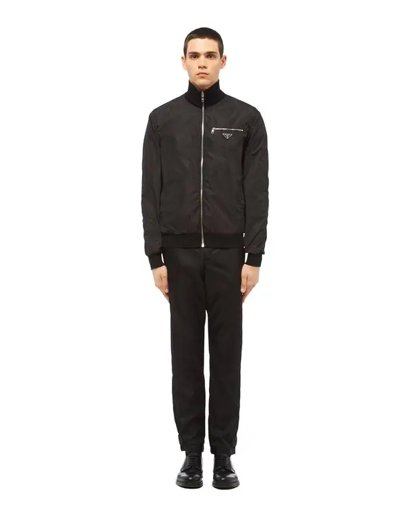 Prada Reversible Wool And Nylon Pilot Jacket