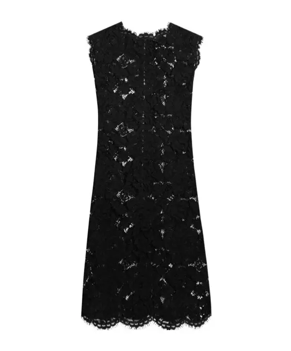 Dolce & Gabbana Lace Detailed Mini Dress
