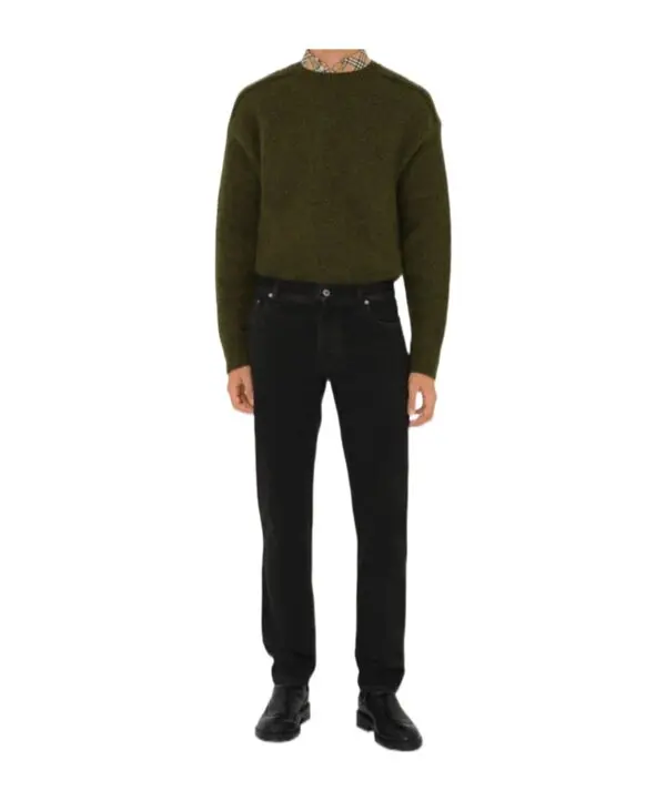 Burberry Logo Patch Tapered-leg Jeans