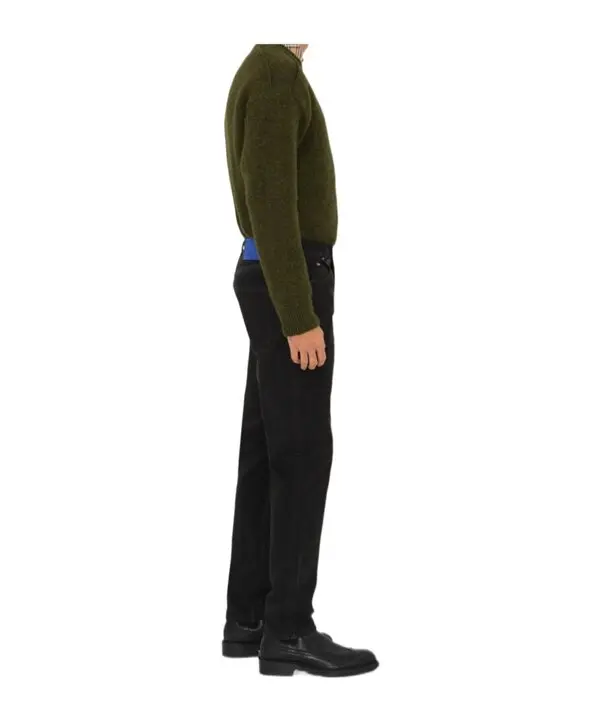 Burberry Logo Patch Tapered-leg Jeans