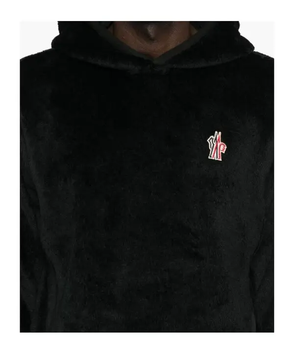 Moncler Fleece Logo Patch Hoodie