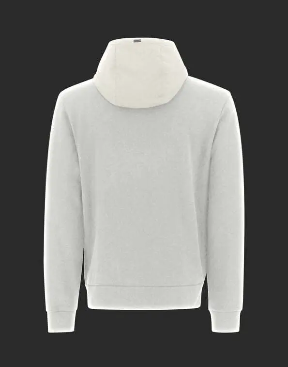 Herno Logo Patch Zip-up Hooded Jacket