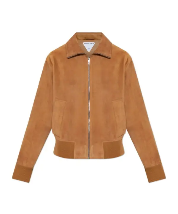 Bottega Veneta Zipped Leather Jacket