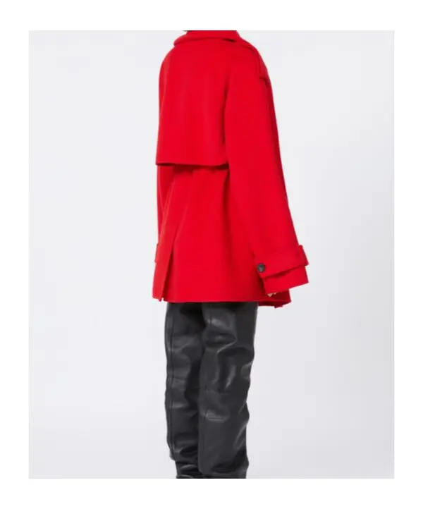 Sportmax Double-breasted Belted Trench Coat
