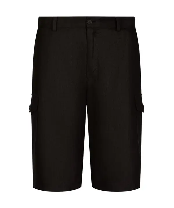 Dolce & Gabbana Knee-length Cargo Shorts - Black