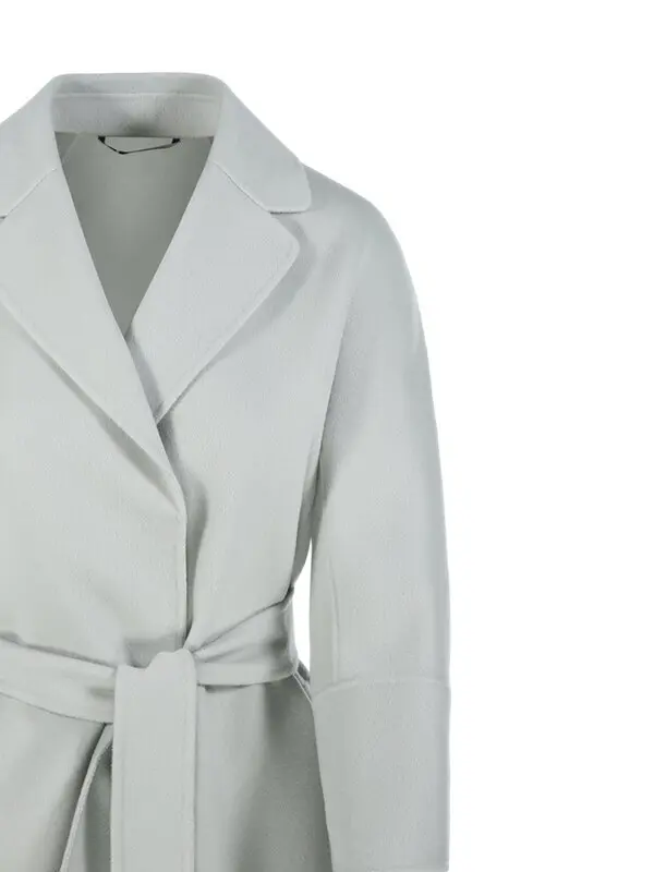 Max Mara Belted Coat - Gray