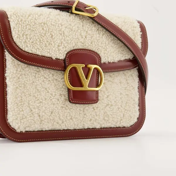 Valentino Garavani Vlogo Plaque Foldover Shoulder Bag