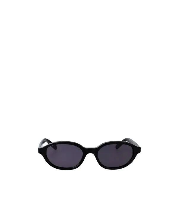 MAISON MARGIELA Oval Frame Sunglasses - Black
