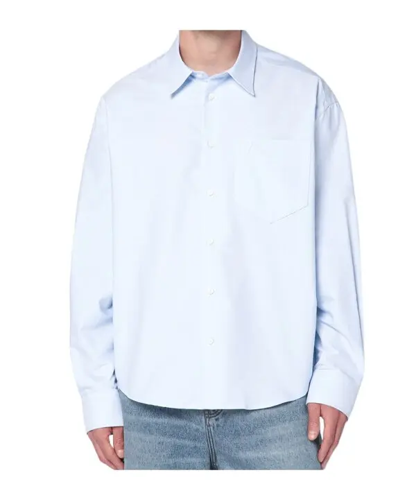 Ami De Coeur Logo Embossed Boxy Shirt