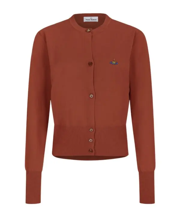 VIVIENNE WESTWOOD Bea Cropped Cardigan - Red