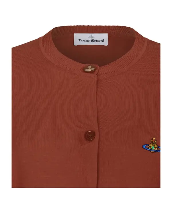 VIVIENNE WESTWOOD Bea Cropped Cardigan - Red