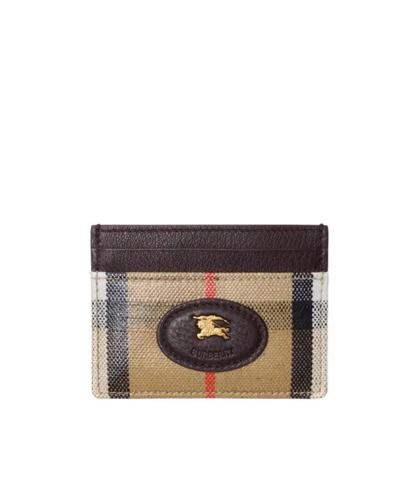Burberry Highlands Card Case - Sand