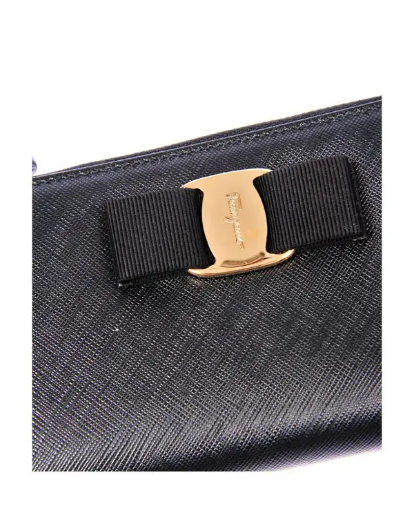 FERRAGAMO Bow Details Logo Wallet
