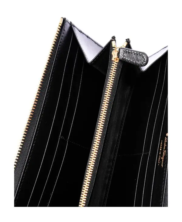 FERRAGAMO Bow Details Logo Wallet