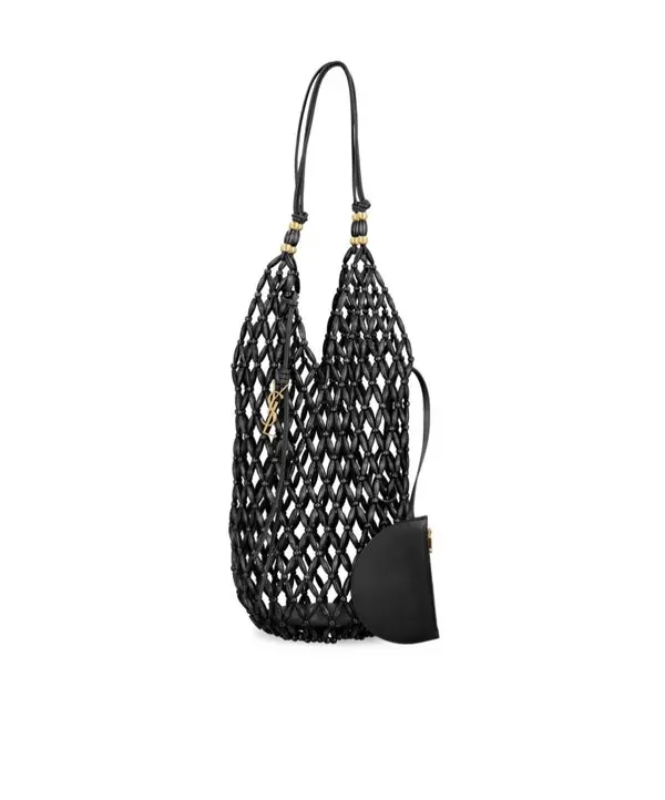 Saint Laurent Logo Plaque Shoulder Bag