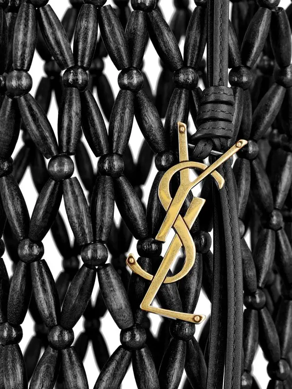 Saint Laurent Logo Plaque Shoulder Bag