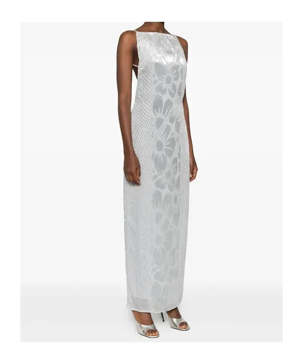 SIR. Sleeveless Square Neck Gown