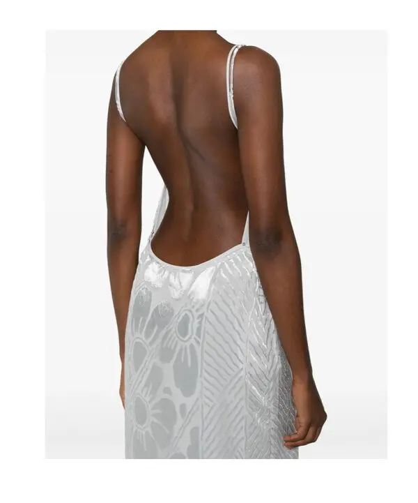 SIR. Sleeveless Square Neck Gown
