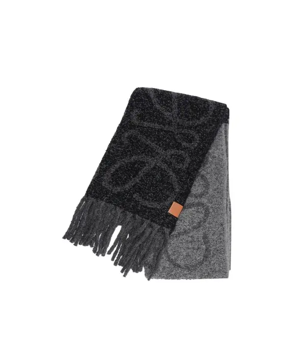 Loewe Anagram Fringed Scarf