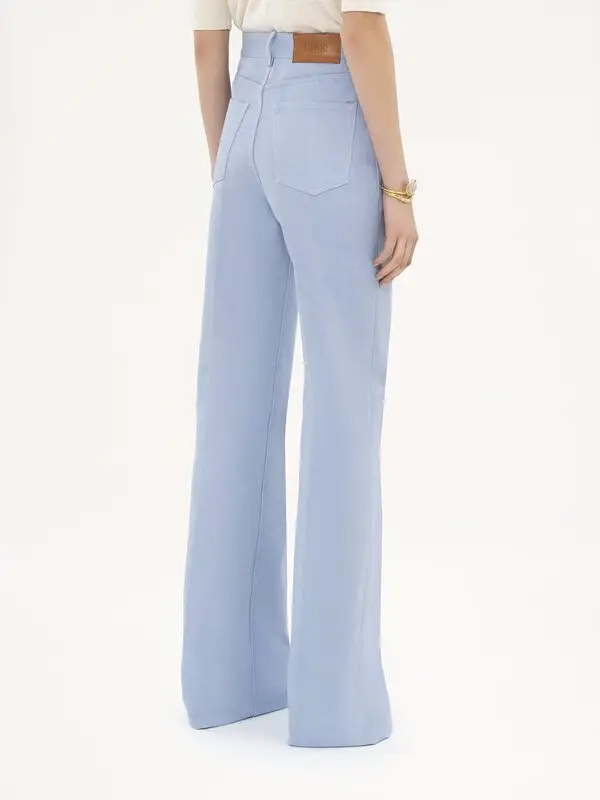 Chloé High-waisted Flared Jeans - Blue