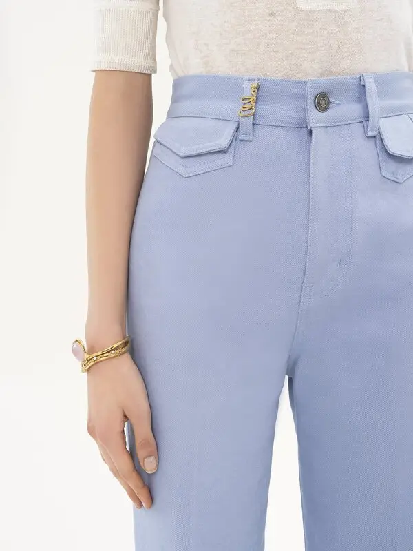 Chloé High-waisted Flared Jeans - Blue