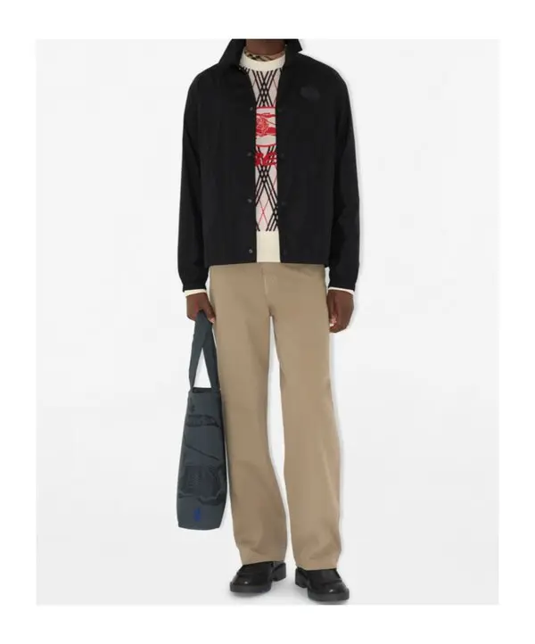 Burberry Knight Stamp Press-stud Jacket
