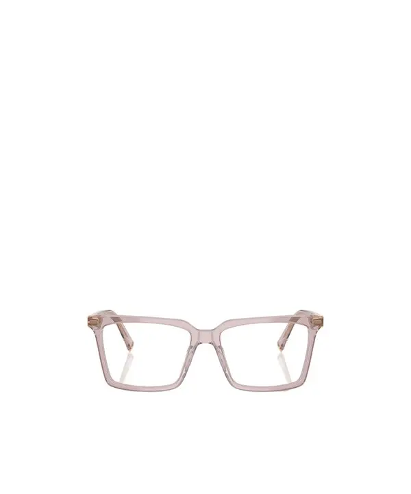 Miu Miu Square Frame Eyeglasses - Transparent Violet