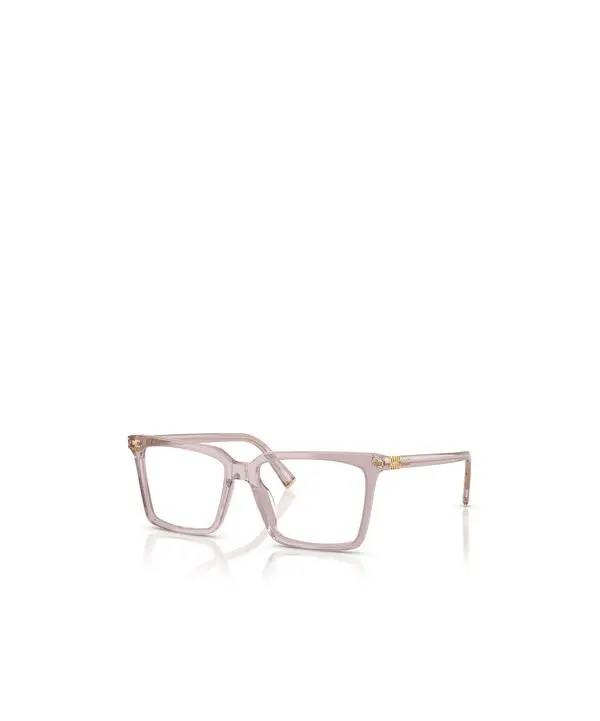 Miu Miu Square Frame Eyeglasses - Transparent Violet