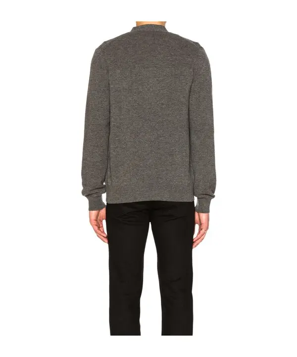 Play Comme Des Garcon Long-sleeved Wool Cardigan