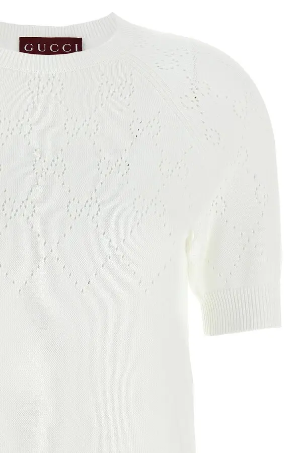 Gucci Logo Detailed Crewneck T-shirt