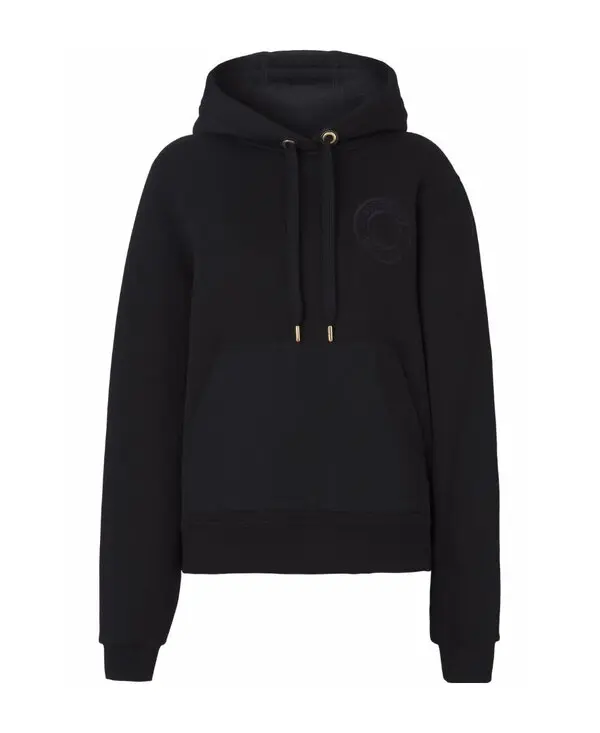 Burberry Logo Embroidered Hoodie