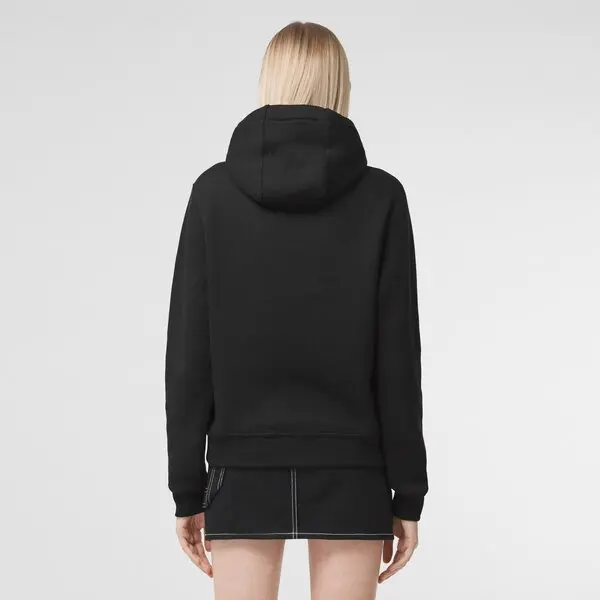 Burberry Logo Embroidered Hoodie