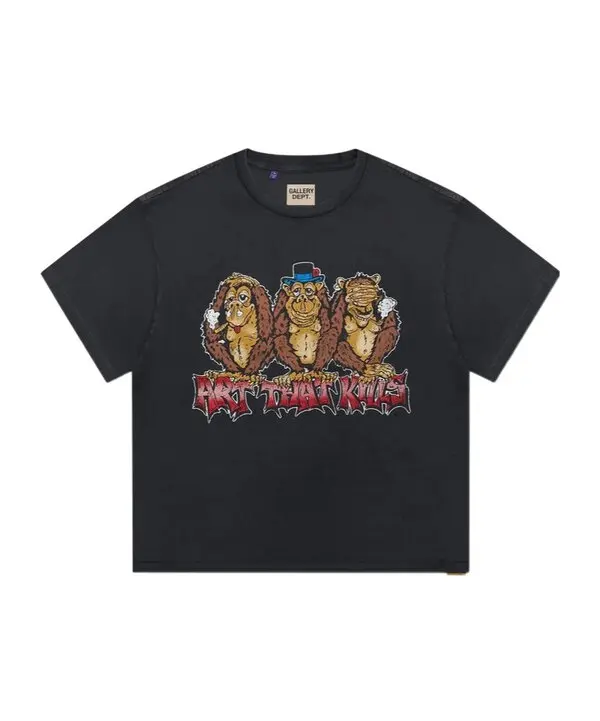 GALLERY DEPT. Monkey-print T-shirt