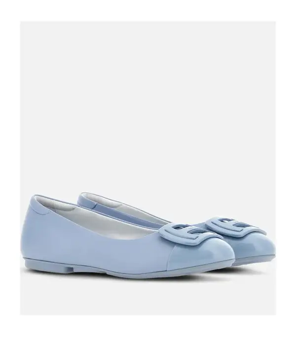 Hogan Logo Plaque Ballerina Flats