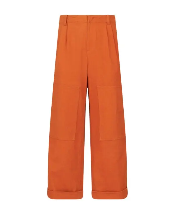 Etro Wide-leg Trousers - Orange