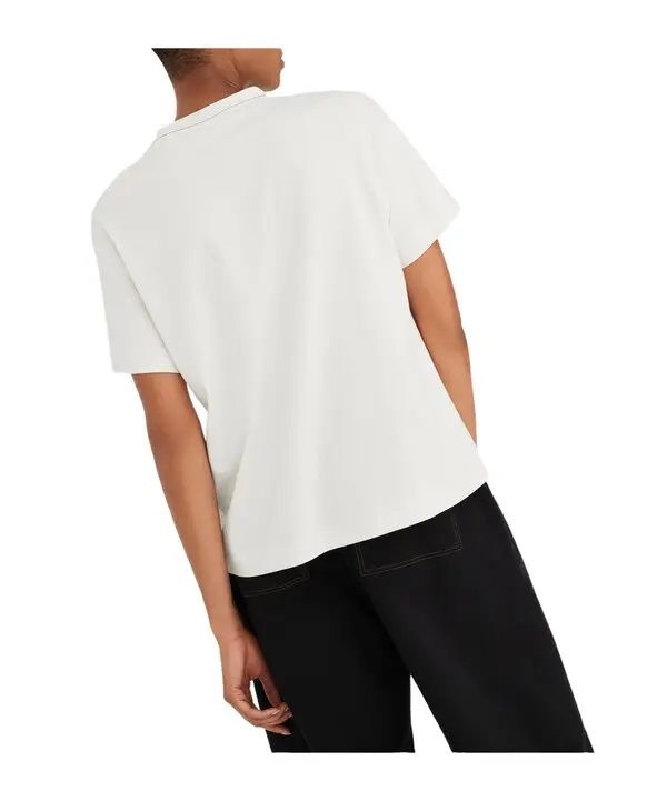 Brunello Cucinelli Logo Printed Crewneck T-shirt
