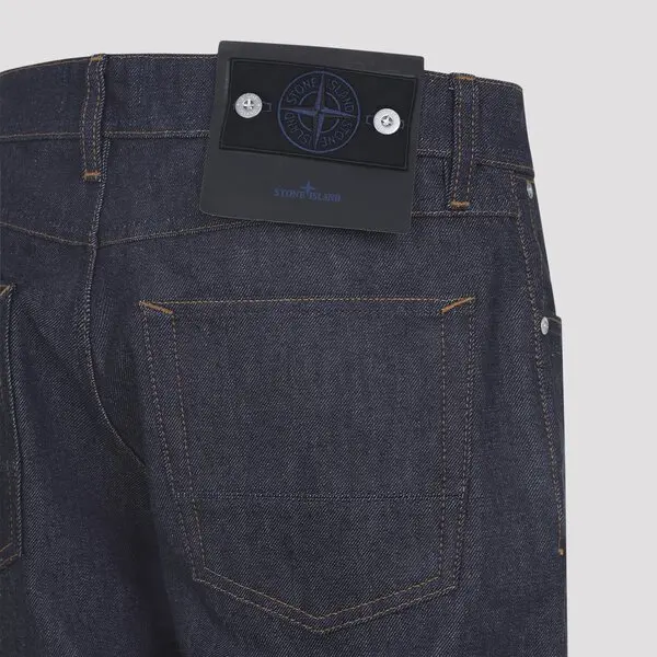 Stone Island Belt Loop Jeans - Black