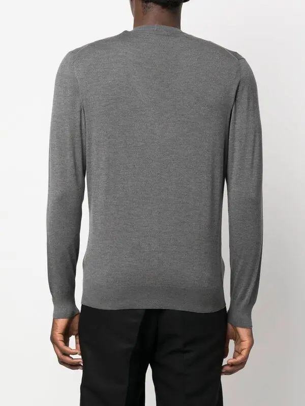 Colombo Button-down Knit Cardigan - Black