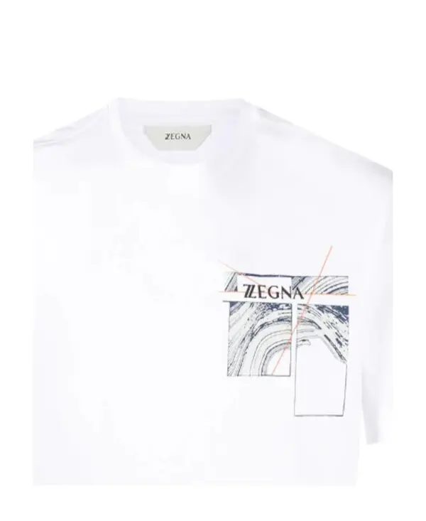 Zegna Graphic-print Short-sleeve T-shirt