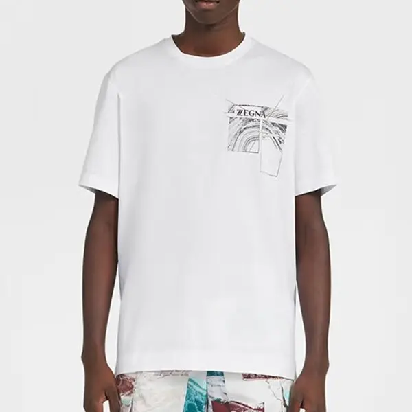 Zegna Graphic-print Short-sleeve T-shirt