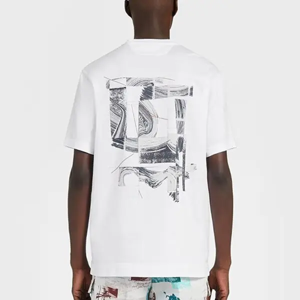 Zegna Graphic-print Short-sleeve T-shirt