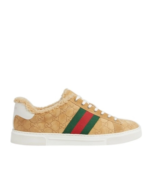 Gucci Ace Sneakers With Web Detailing