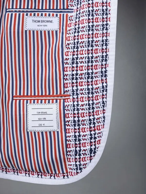Thom Browne Checked Tweed Blazer